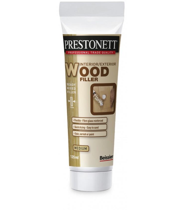 Prestonett /Exterior Wood Filler is a quick drying, easy to sand wood ...