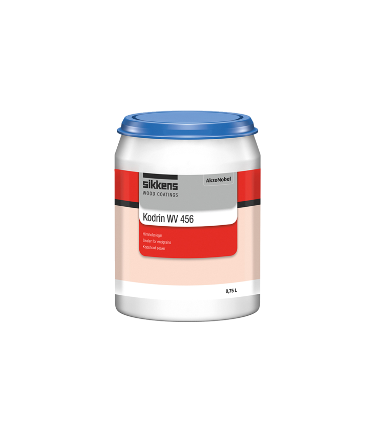 Sikkens Kodrin WV 456 Clear Sealant is used to fill pores on the end ...