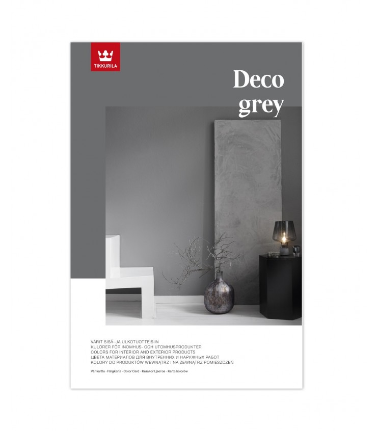 Tikkurila Deco Grey - Colour Card